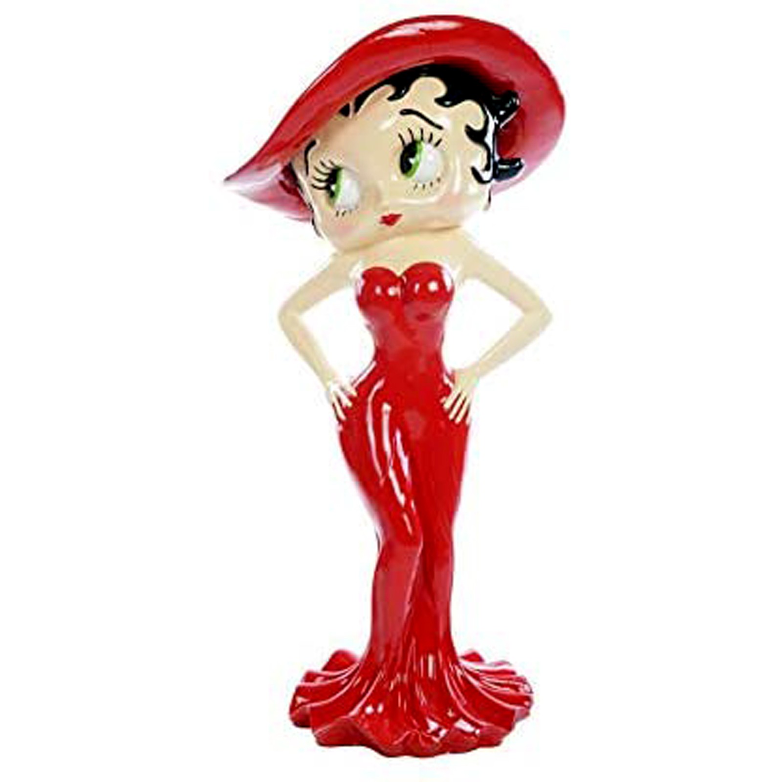 Statue En Résine Betty Boop Au Chapeau 95 Cm Prince Décoration