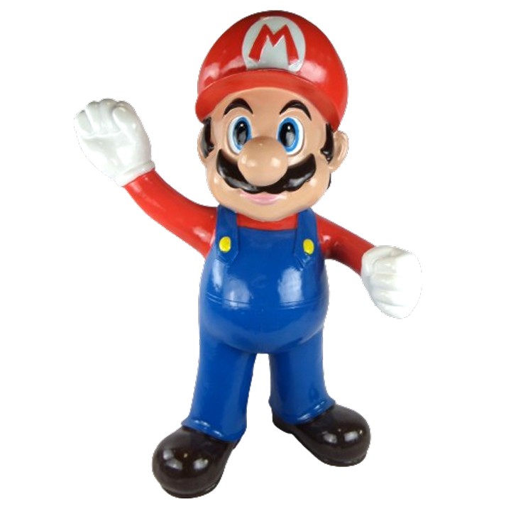 Statue Super Mario bros 100 cm en résine XXL | Prince Décoration